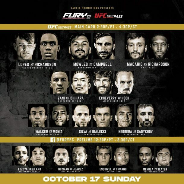 Fury FC 52 Preview - MMASucka