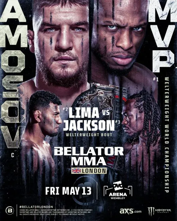 Douglas Lima Vs. Jason Jackson Set For Bellator London - MMASucka