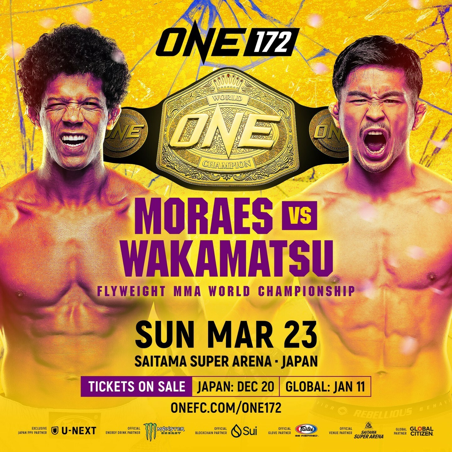 Two Key Title Fights Locked In For ONE 172 In March
